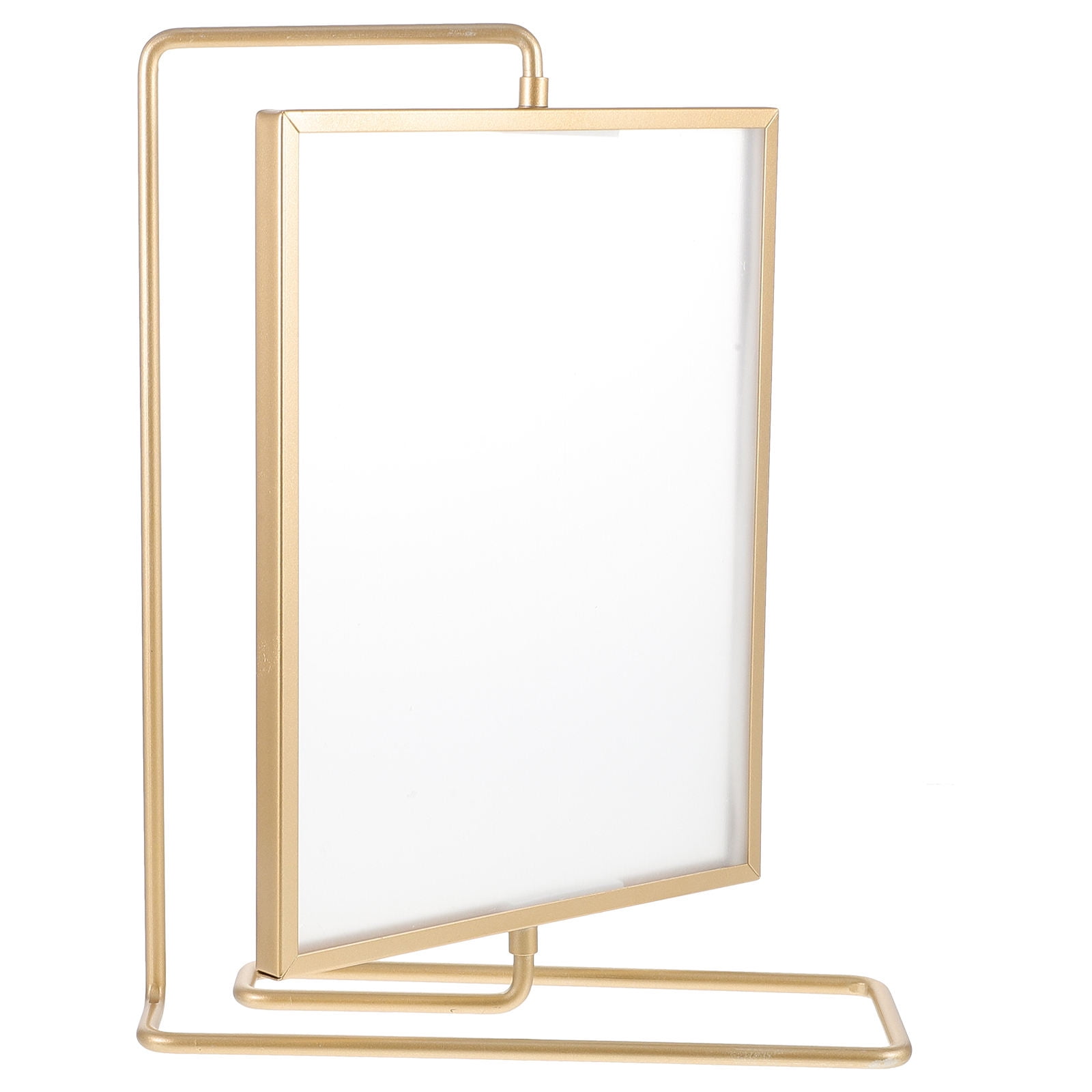 TOYMYTOY custom doublesided rotating photo frame Golden Metal Rotating ...