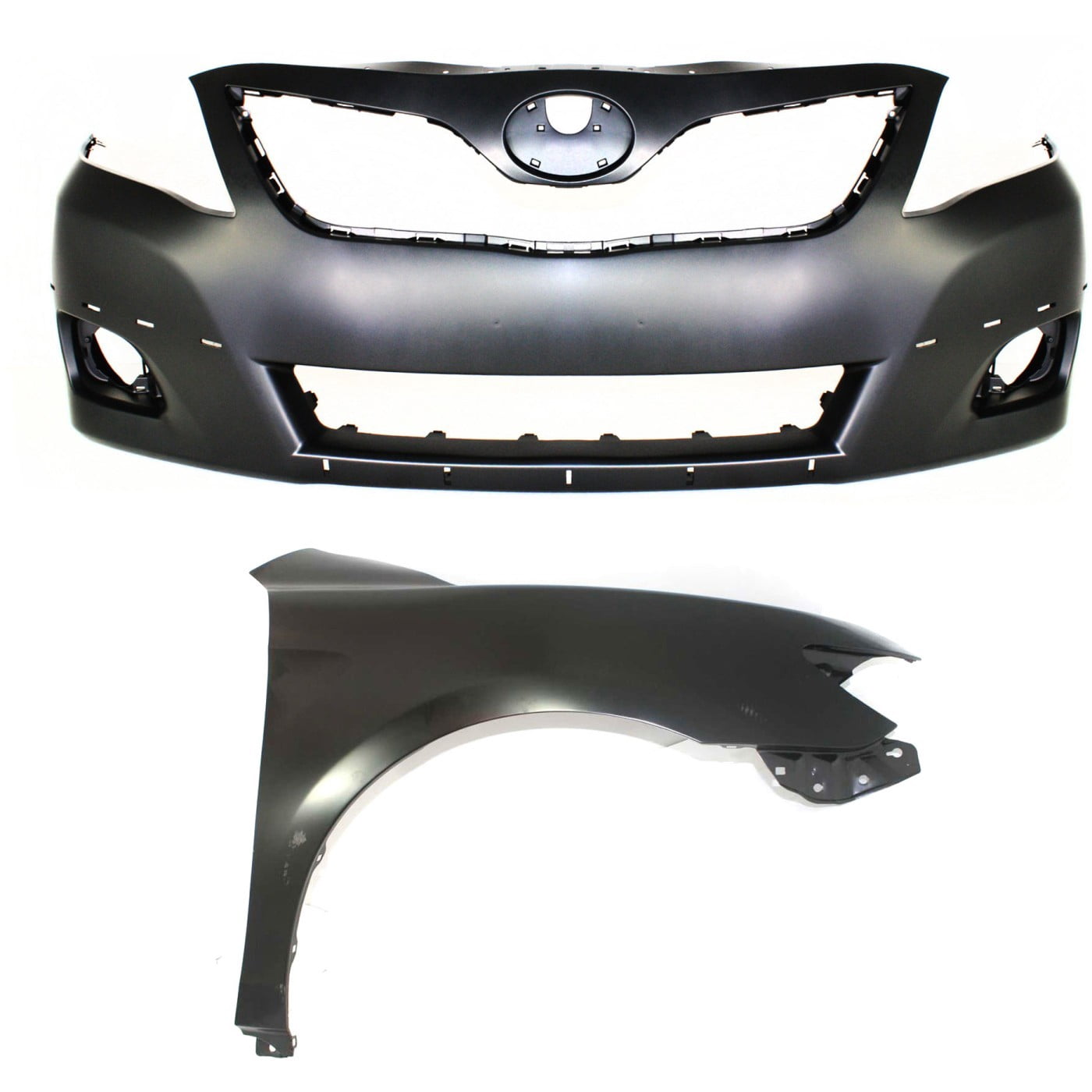 TOYOTA for Camry 2010-2011 Bumper Cover & Fender Kit - Fog Light Cut ...