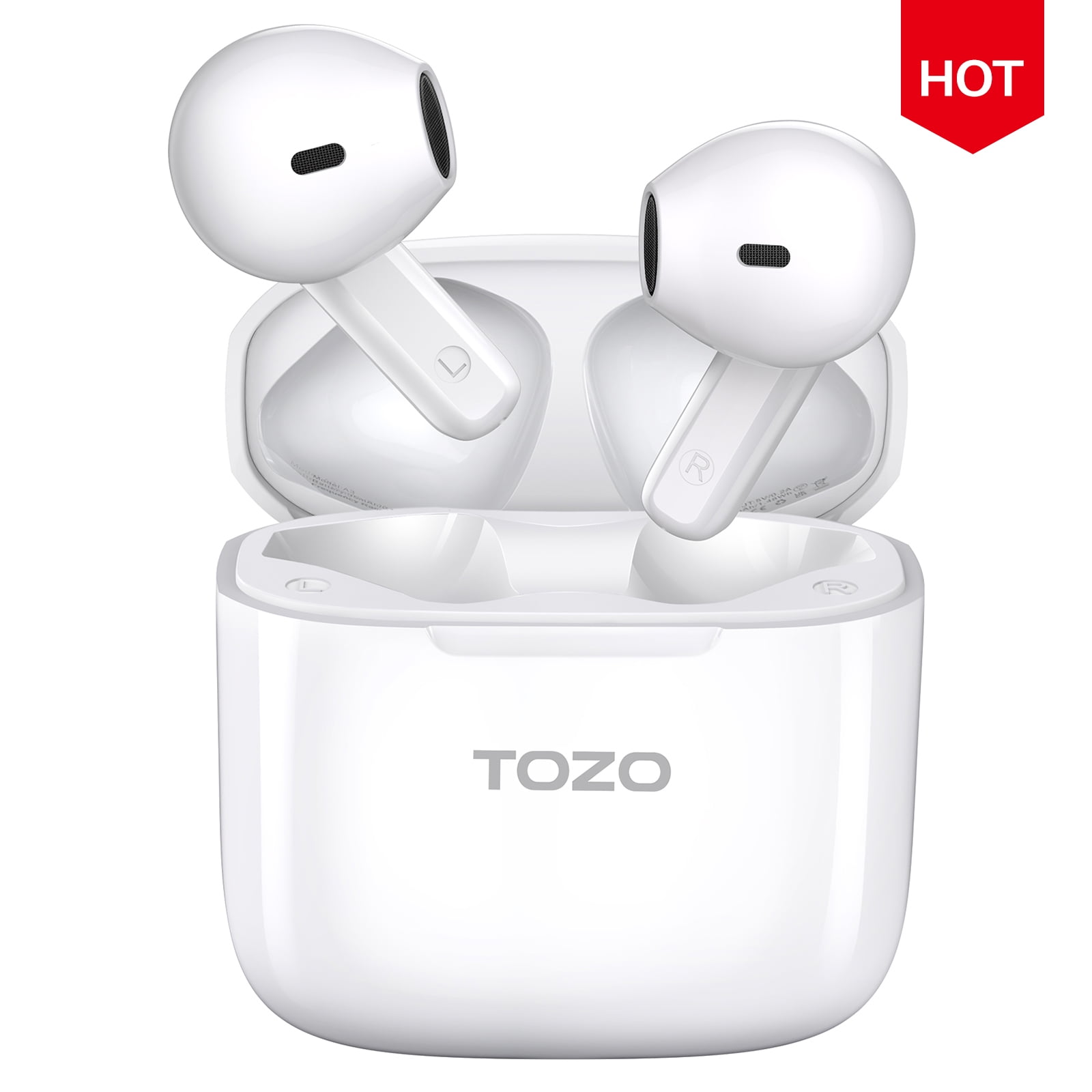 TOZO A3 Mini Wireless Earbuds, Bluetooth 5.3, Stereo Sound, Comfortable Fit, Volume Control ...