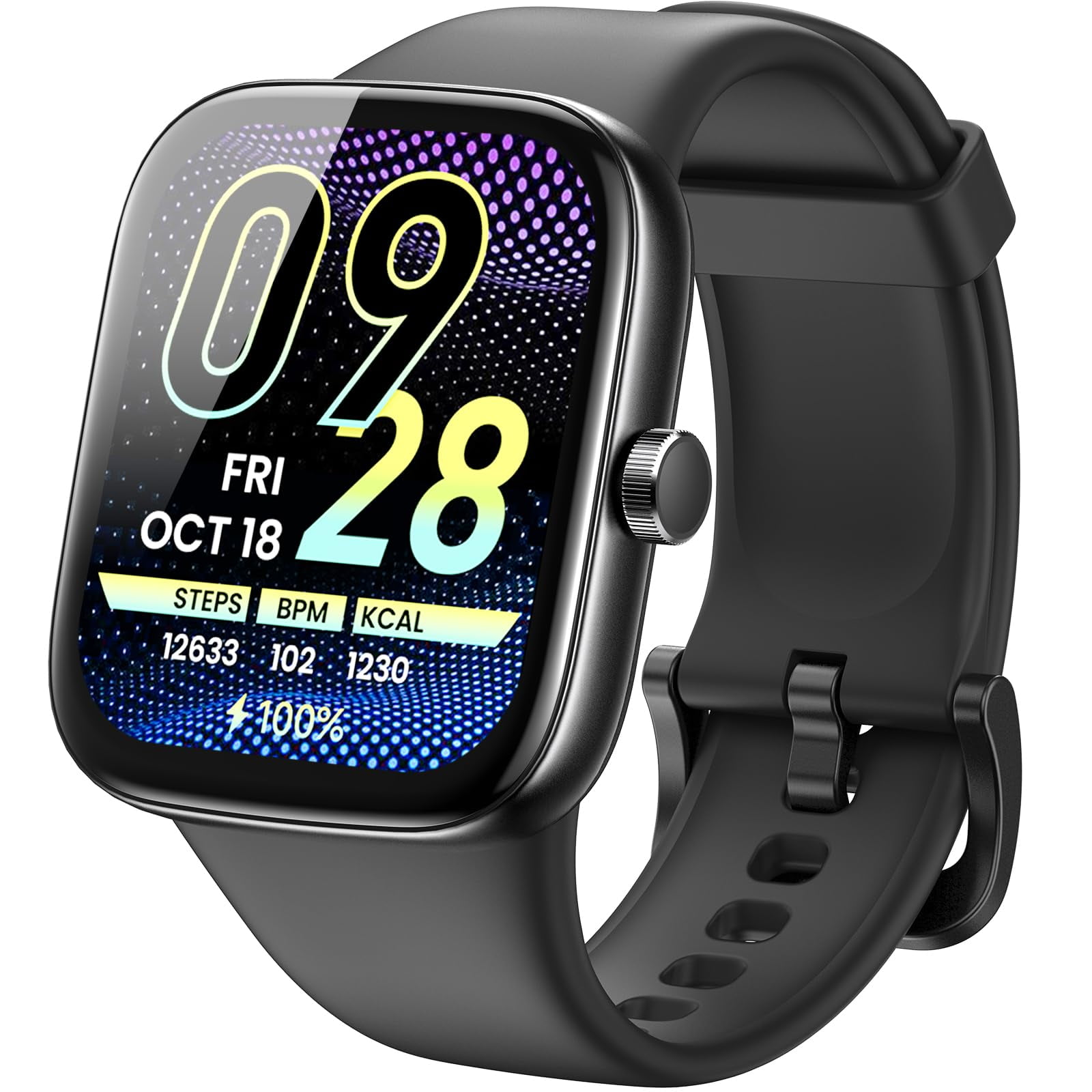 TOZO AMOLED S7 Smart MMF7 Watch Bluetooth Call 1.85” Screen,Dynamic Dials Messages Push 100 ...