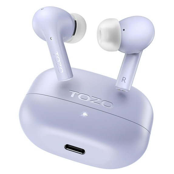 TOZO E2 Mini Wireless Earbuds Bluetooth 5.3 Headphones 2 Mics AI Call ...