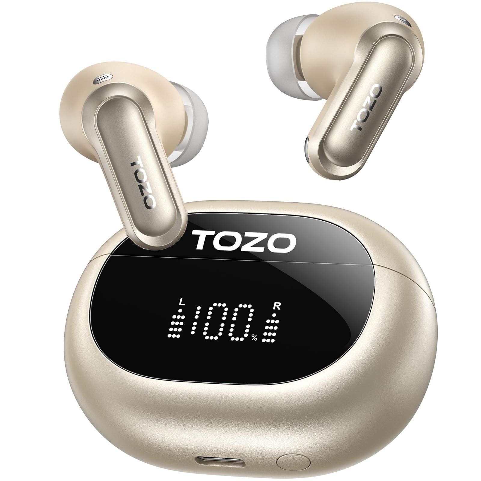 TOZO NC20 Smart Active Noise Cancelling Wireless Earbuds, LDAC Hi-Res ...