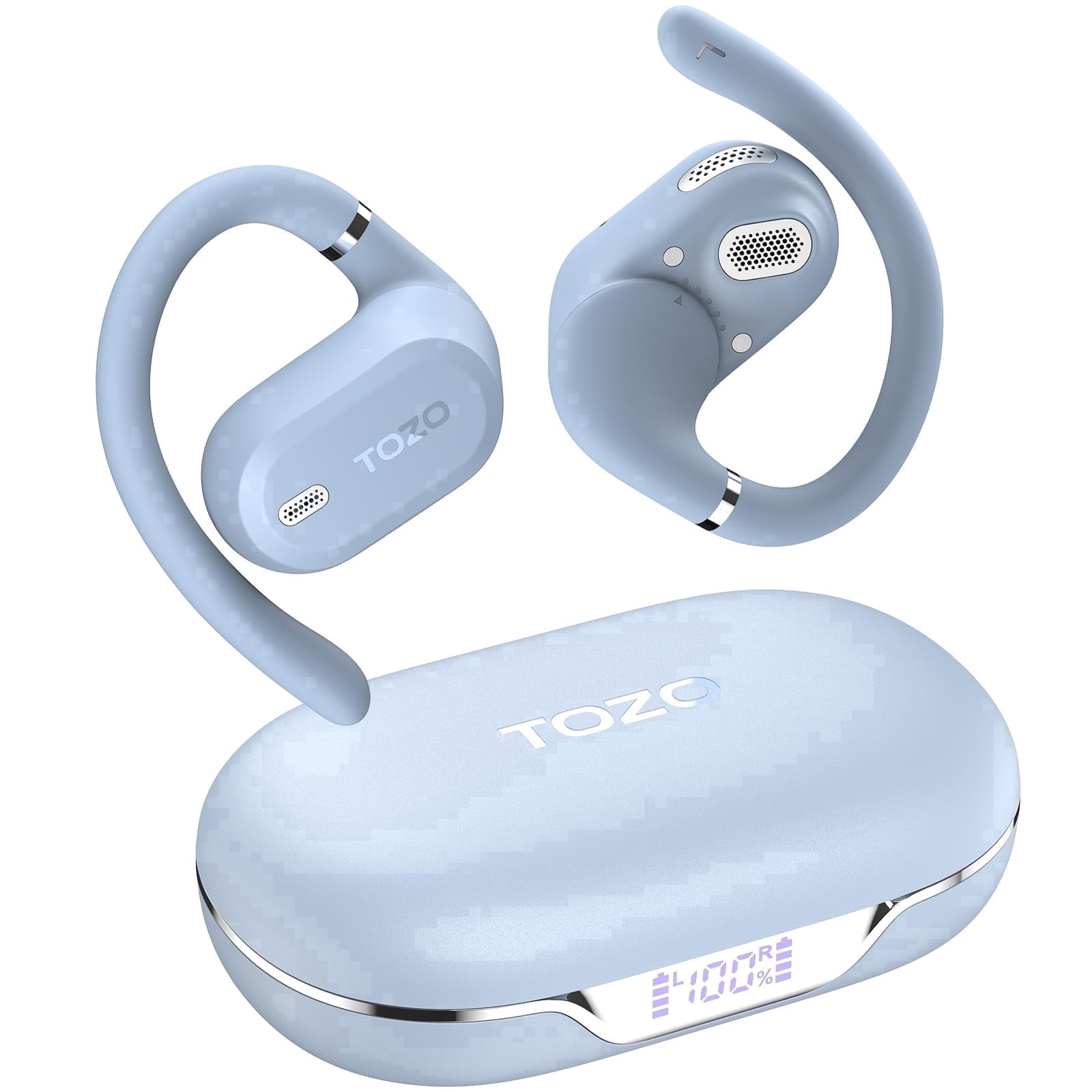 TOZO AI Translation Open Ear Earbuds, Open Ear Bone Conduction ...