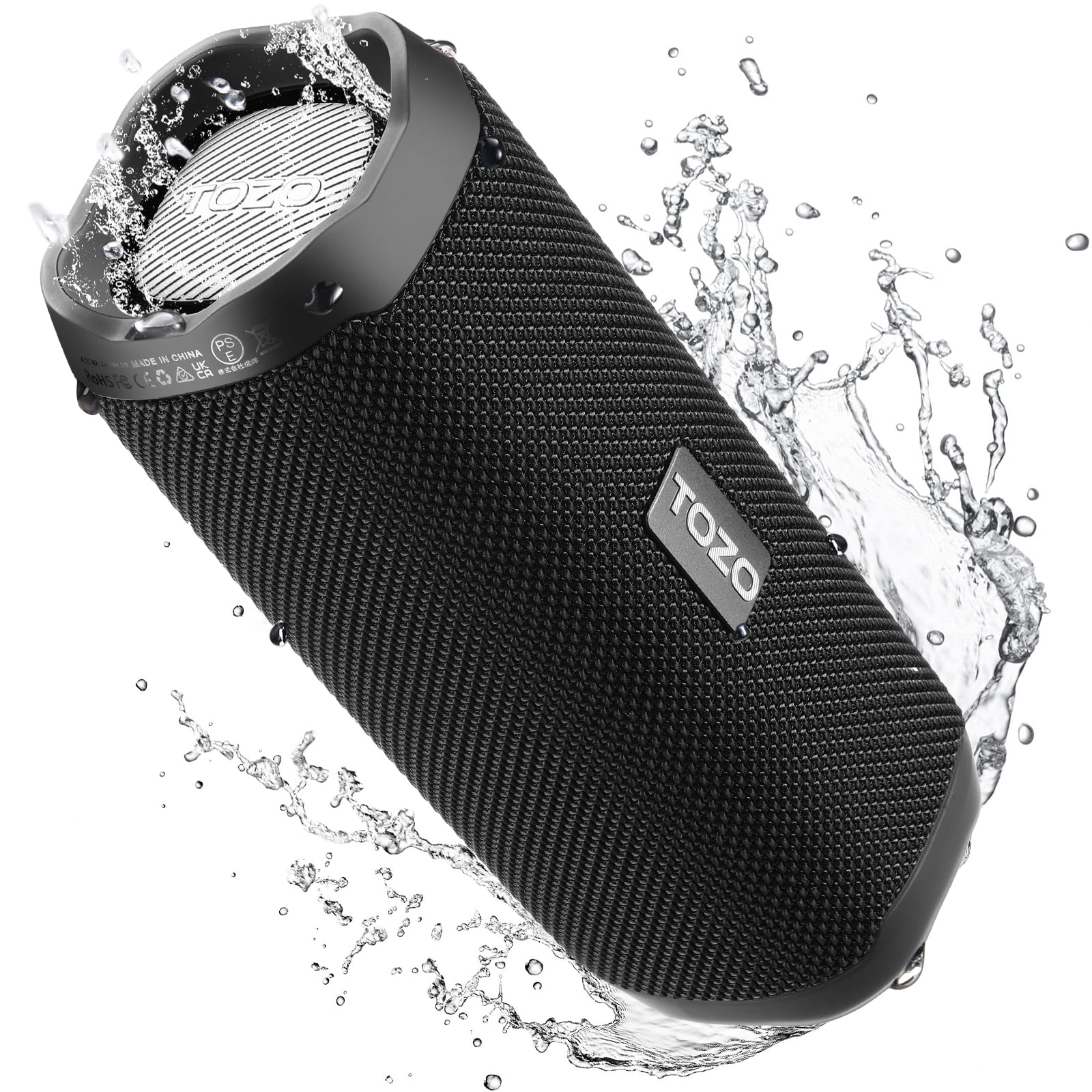 TOZO PA2 Bluetooth Speaker, Dual Drivers & Dual Bass Diaphragms, Deep ...