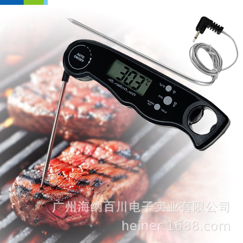 TP-01 Waterproof Digital Instant Read Meat Thermometer with 4.6 Inch ...