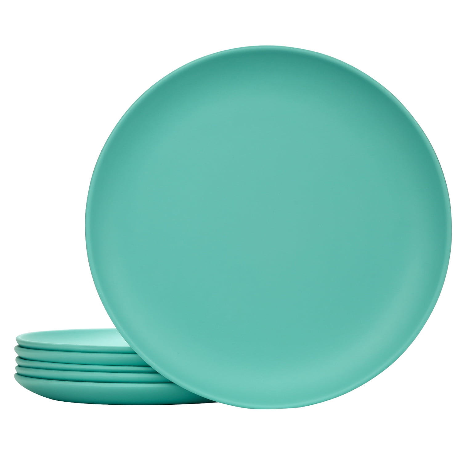 TP 10" Melamine Dinner Plates, 6-piece Plate Set Unbreakable Serving ...
