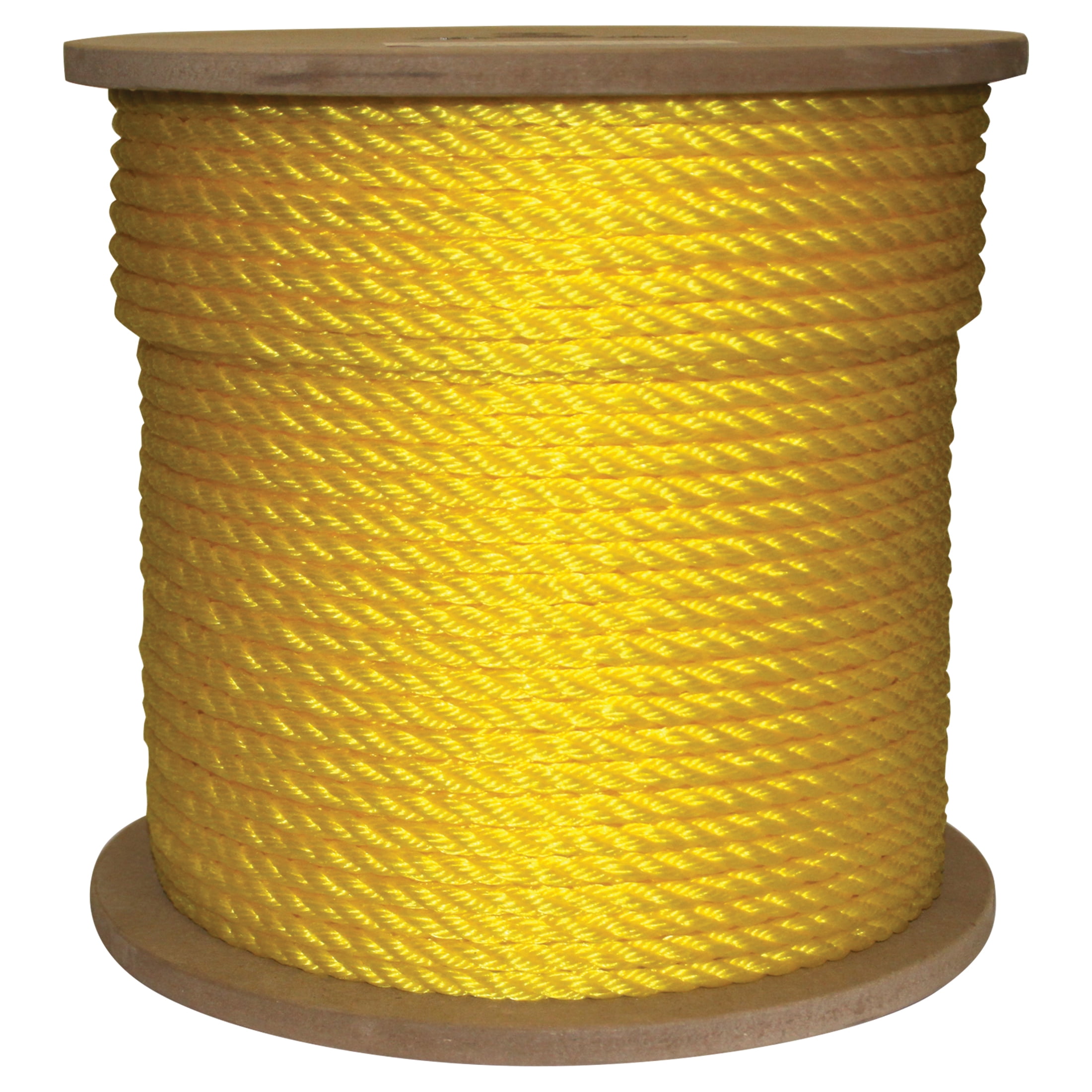 Rope King TP-38600Y, Twisted Poly Rope 3/8" x 600', Yellow, 1 Each ...
