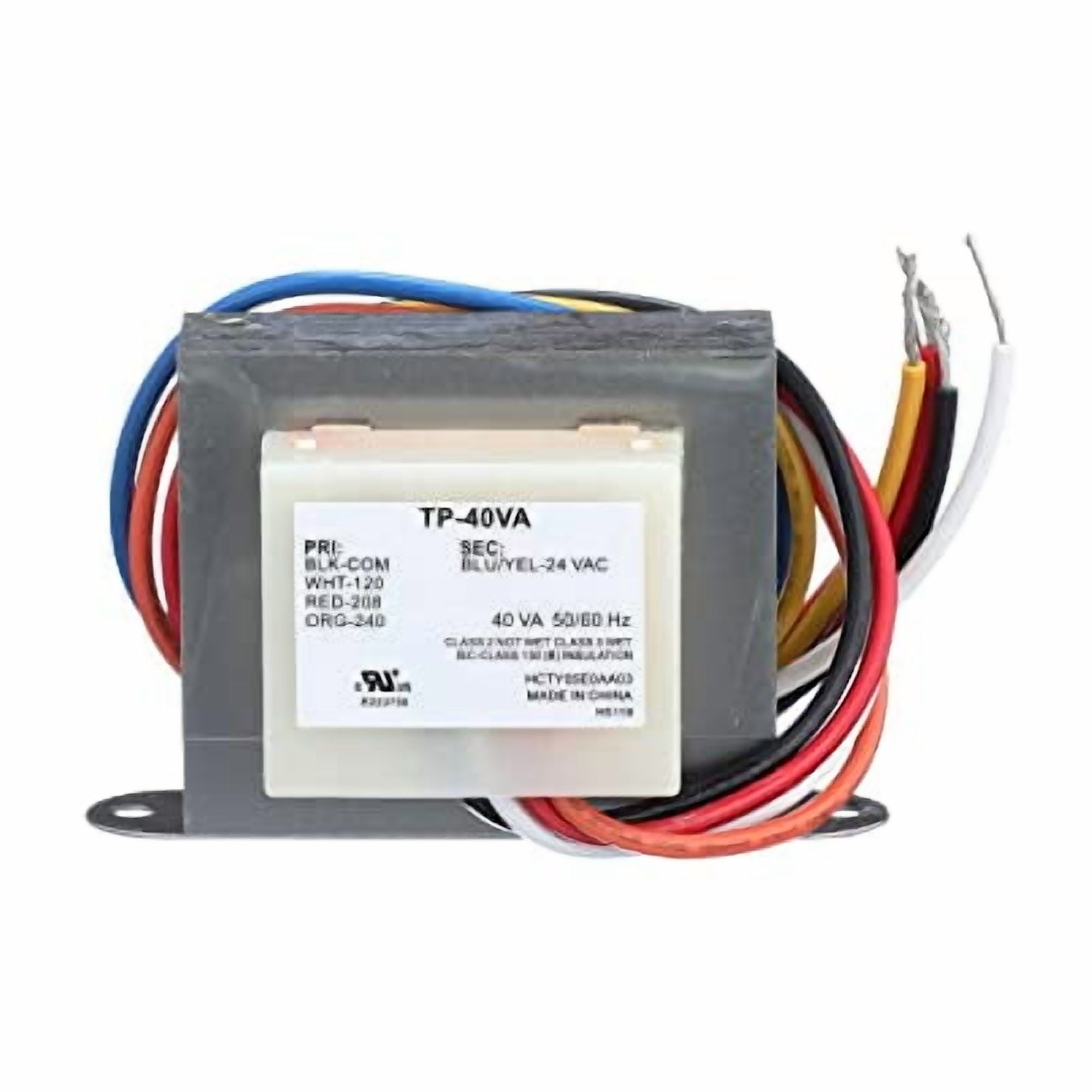 TP-40VA Control Transformer; 120/208-240/24V; 40VA; Single ; 50/60 Hz ...