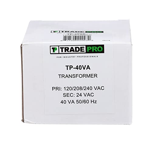 TP-40VA Control Transformer; 120/208-240/24V; 40VA; Single Phase; 50/60 Hz - Walmart.com