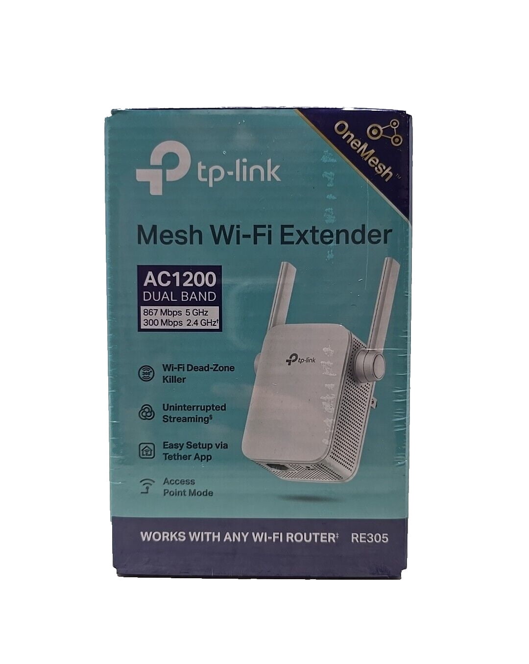 TP-LINK RE305 AC1200 Wi-Fi Range Extender NEW - Walmart.com