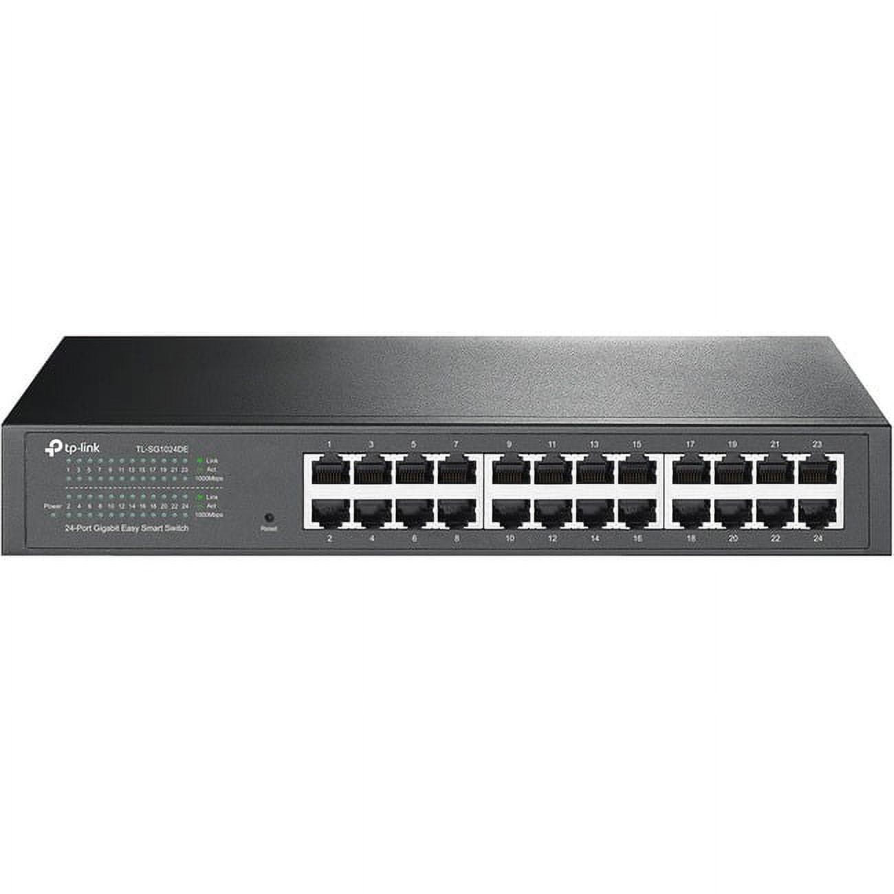 TP-LINK TL-SG1024DE 24-Port Gigabit Easy Smart Switch with 24 10/100 ...