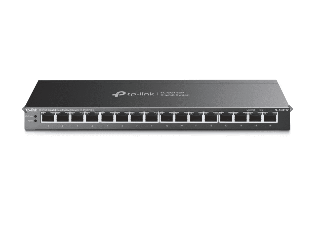 TP-Link 16-Port Gigabit Desktop Switch with 16-Port PoE+ - 16 Ports ...