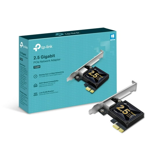 TP-Link 2.5GB PCIe Network Card (TX201) – PCIe to 2.5 Gigabit Ethernet ...