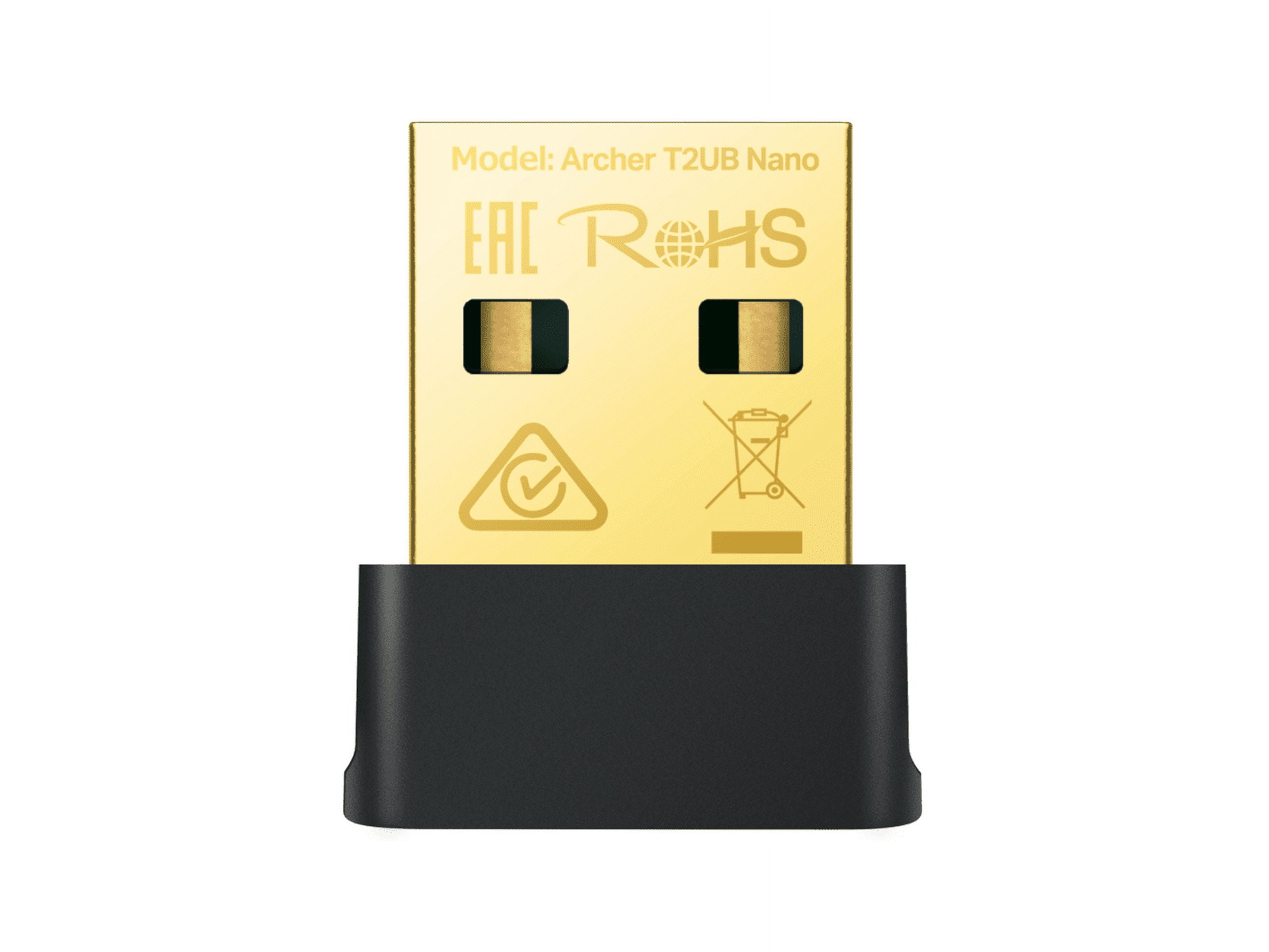 TP-Link Archer T2UB Nano AC600 Dual Band 2.4G/5G USB Wi-Fi Adapter ...