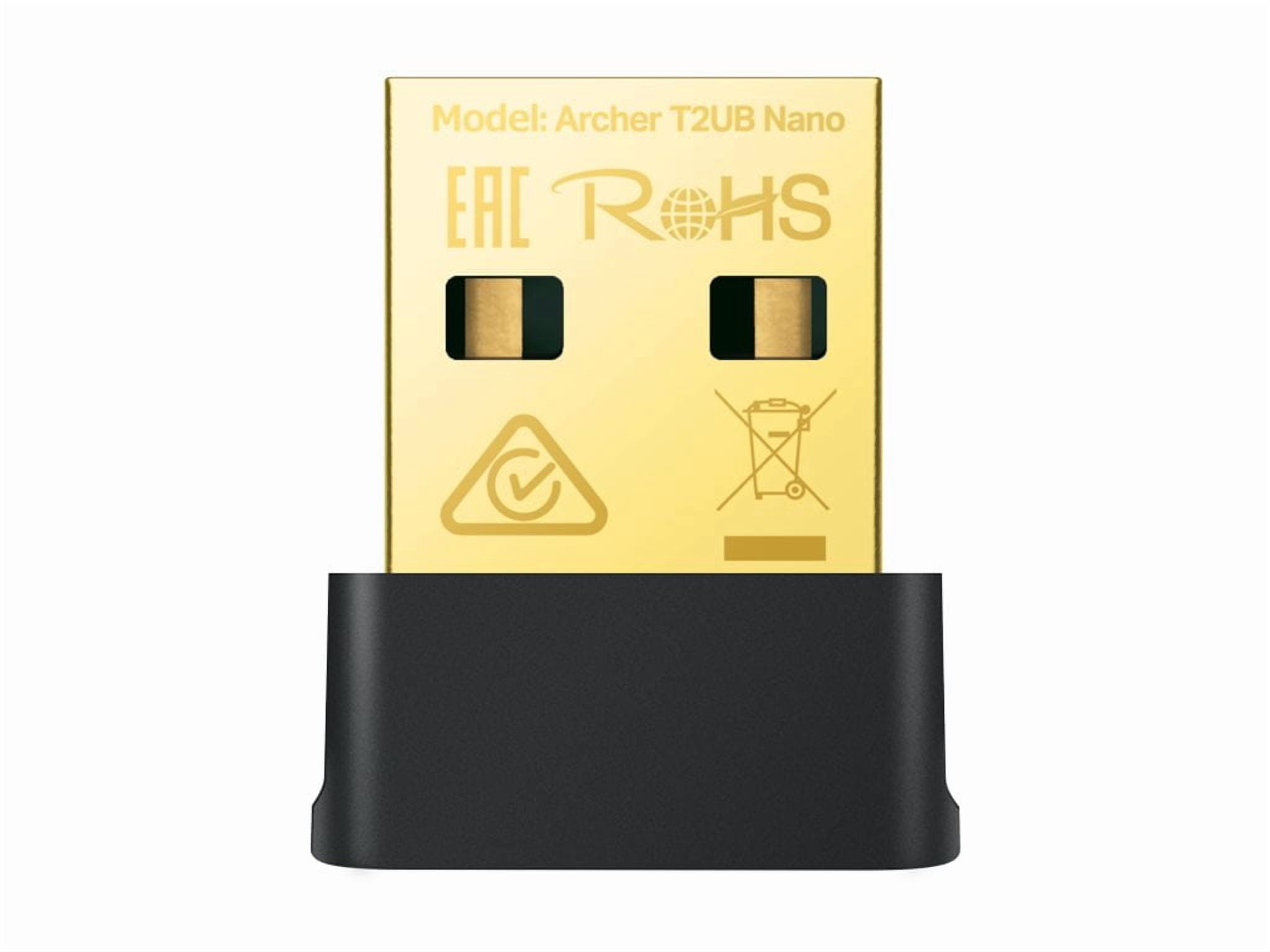 TP-Link Archer T2UB Nano AC600 Dual Band 2.4G/5G USB Wi-Fi Adapter ...