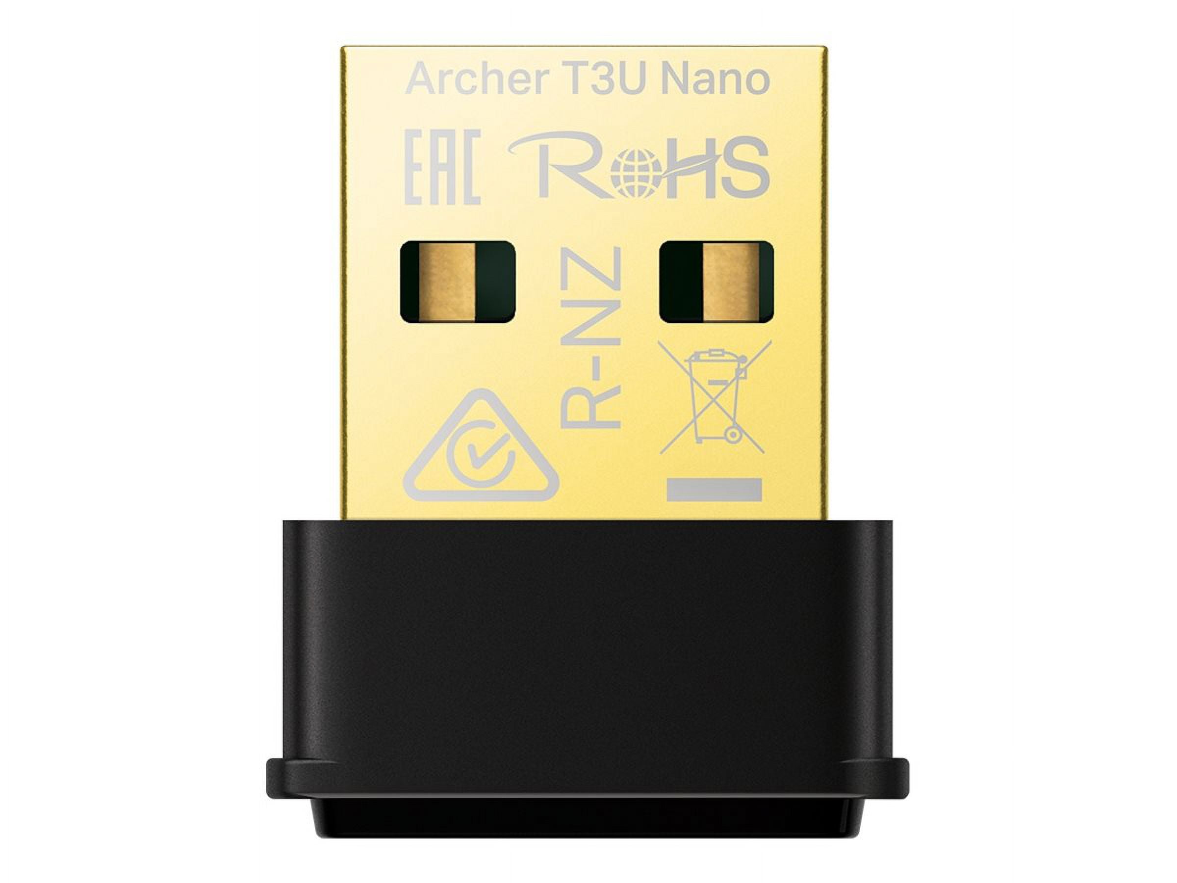 TP-Link Archer T3U Nano AC1300 USB Wi-Fi Adapter Dual-Band - Walmart.com