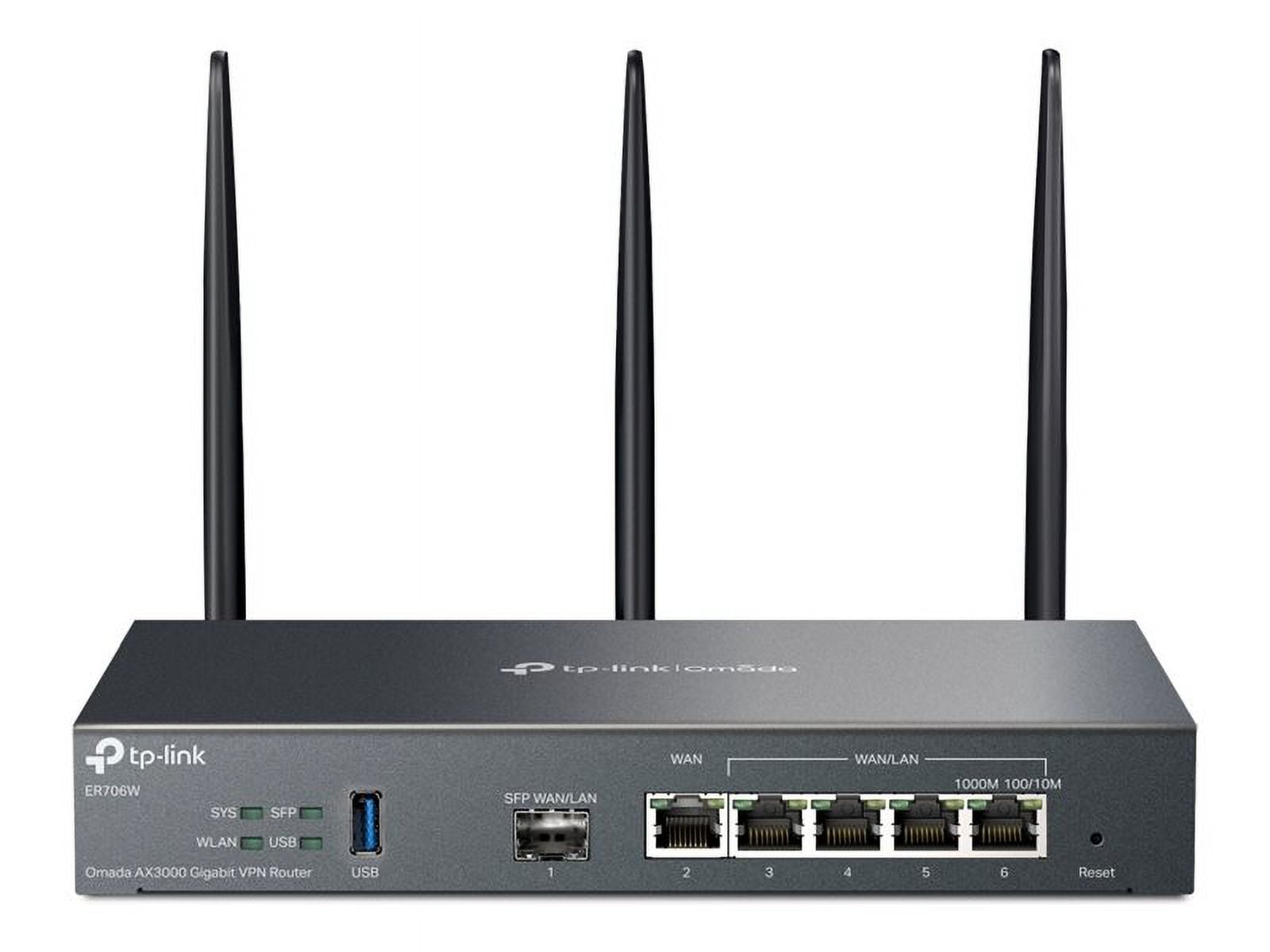 TP-Link ER706W Omada Gigabit AX3000 WiFi 6 VPN Router, Easy Set-up ...