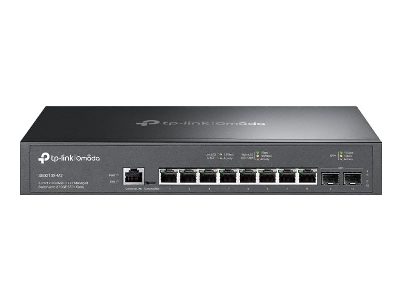 TP-Link Omada 8-Port 2.5G L2+ Managed Switch - 8 Ports - Manageable - 2 ...