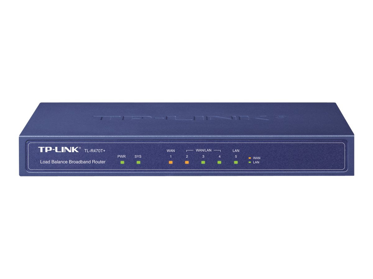 TP-Link TL-R470T+ - Router - WAN ports: 4 - - Walmart.com