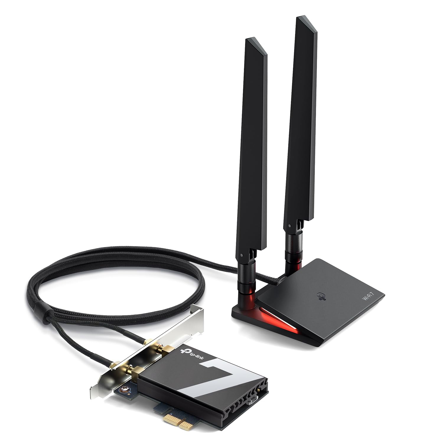 TP-Link WiFi 7 BE9300 SSF20 PCIe WiFi Card PC(Archer TBE550E), Tri-Band ...