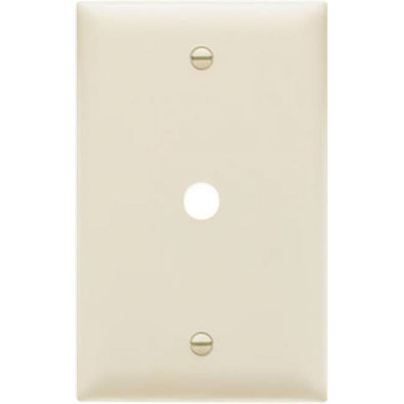 TP11LACC15 Telephone Hole Opening Wall Plate, 1 Gang, Light Almond ...