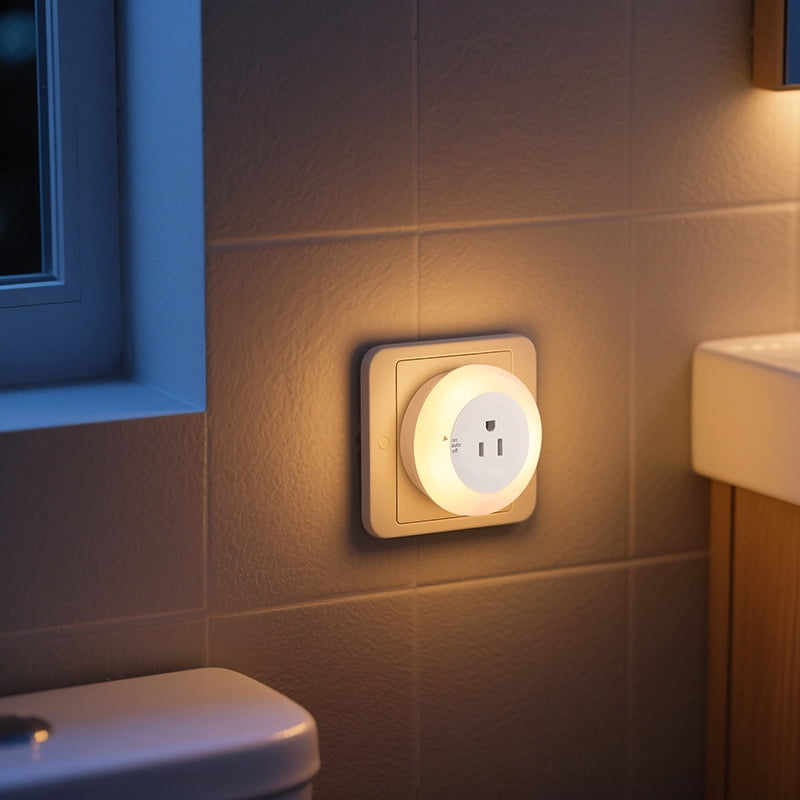 TP1GK Cc8 Extension Socket Night Light - Warm Light with Three Modes ...