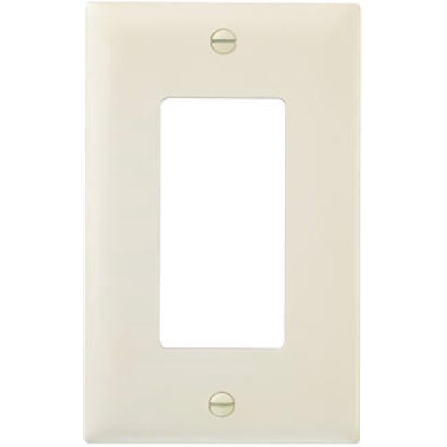 TP26LACP10 Nylon Wall Plate, 1 Gang, Light Almond - Walmart.com