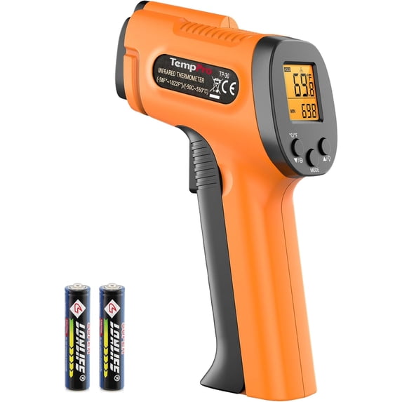 TP30 Infrared Thermometer Gun, Laser Thermometer for Cooking, Pizza ...
