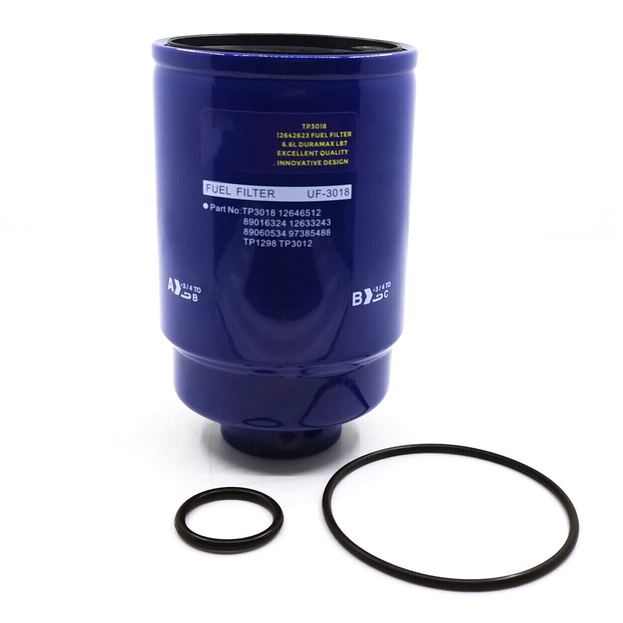 TP3018 Fuel Filter Fit For 6.6L Duramax Diesel 2007-2015 Chevy GMC ...