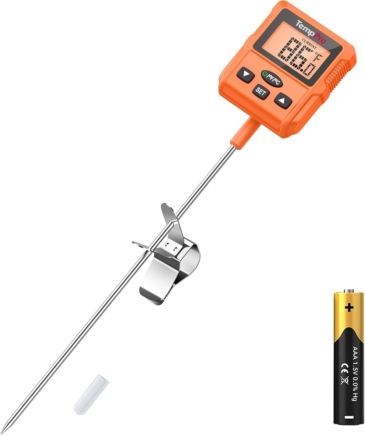 TP511 Digital Candy Thermometer with Pot Clip, Programmable Instant ...