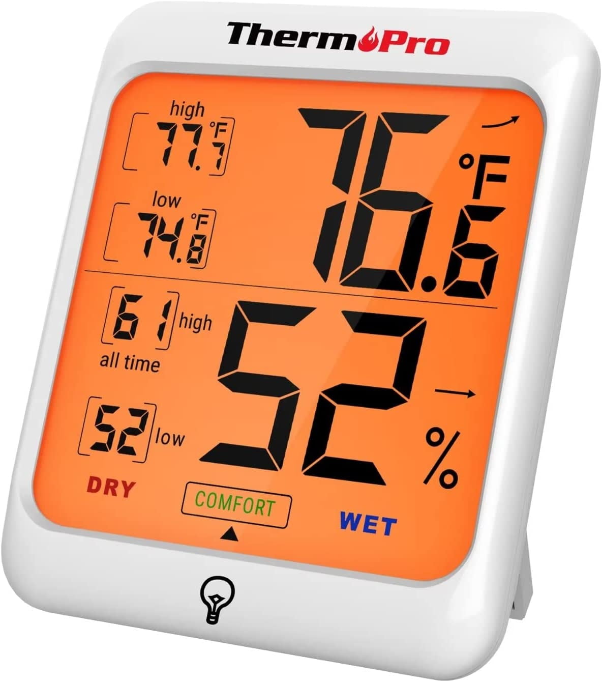 TP53 Digital Hygrometer Indoor Thermometer for Home, Temperature ...