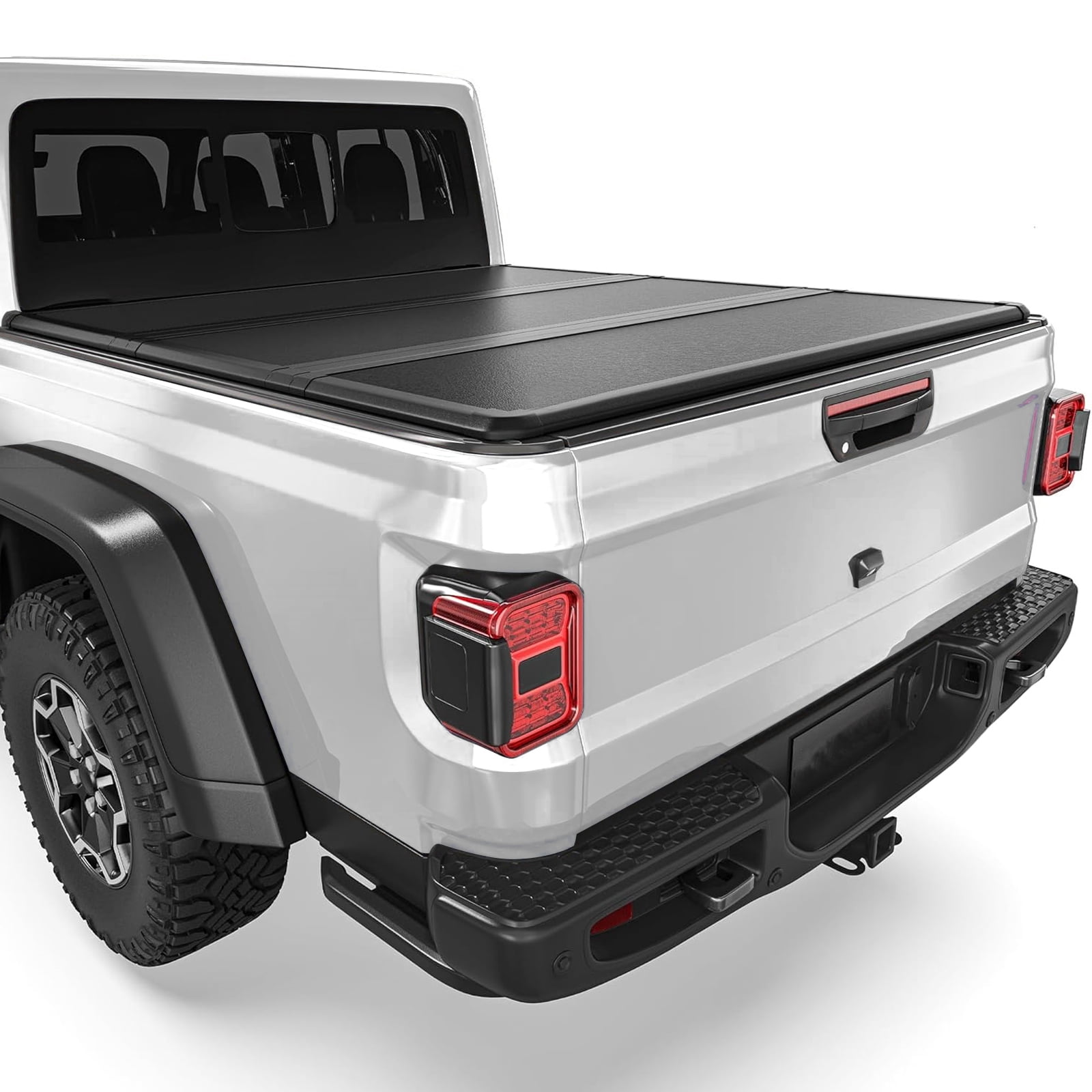 TPA Hard Tri-fold Truck Bed Tonneau Cover Fits 2020-2026 Jeep Gladiator ...
