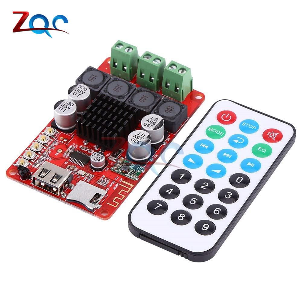 TPA3116 50W+50W Bluetooth Receiver Digital Audio Amplifier Board TF ...