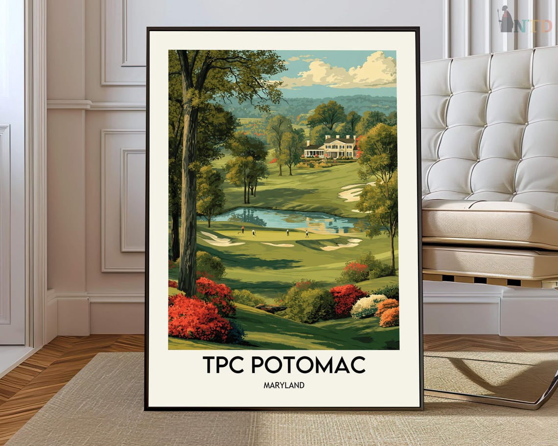 TPC Potomac at Avenel Farm Golf Course Wall Art Photo Print, Unframed ...