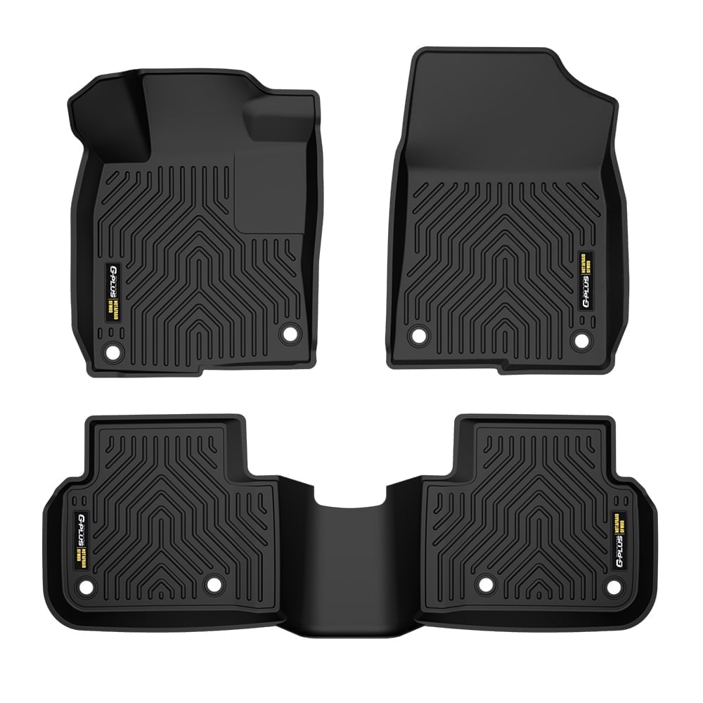 TPE All Weather Rubber Floor Mats Liner Set Fit for 2022-2025 Honda Civic Sedan(Rear Seat ...