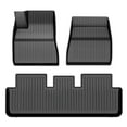 TPE Floor Mats Fit For 2024-2025 Tesla Model 3 All-Weather 3D Molded ...