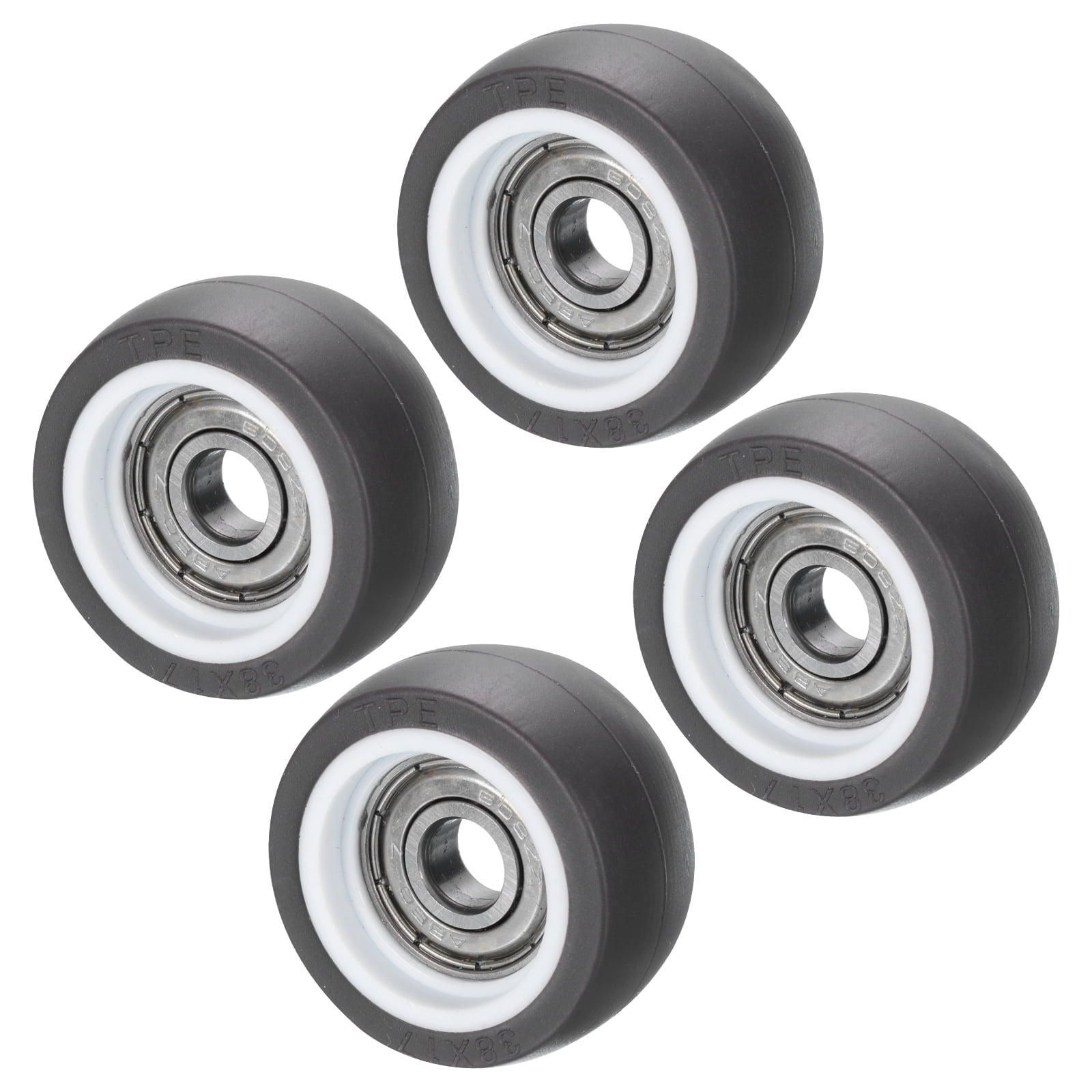 TPE Pulley Wheel 8x37x17mm 608zz Bearing Sliding Conveyor Roller Wheel ...