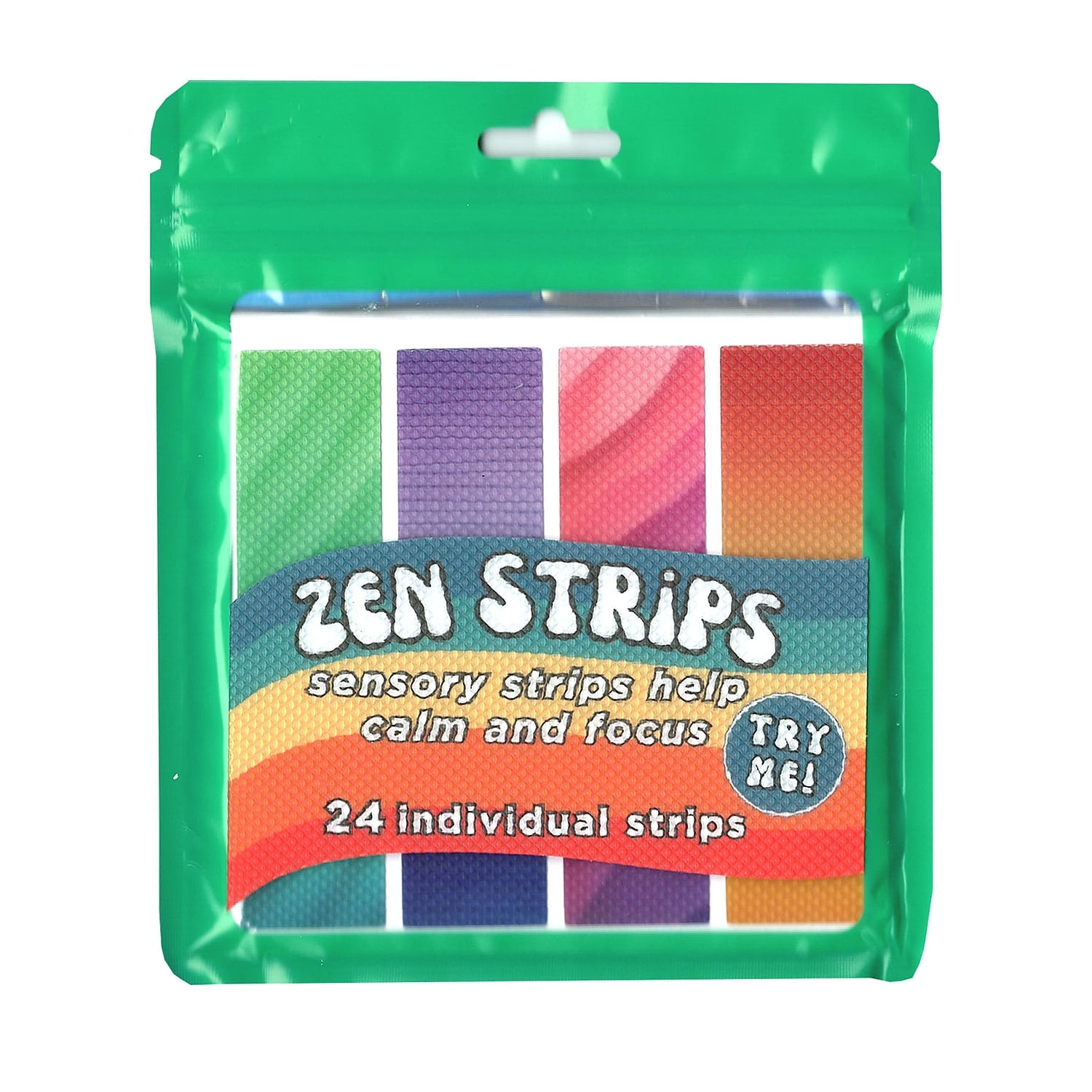 The Pencil Grip Zen Strips for Anxiety Relief and Focus, 24 Sensory ...