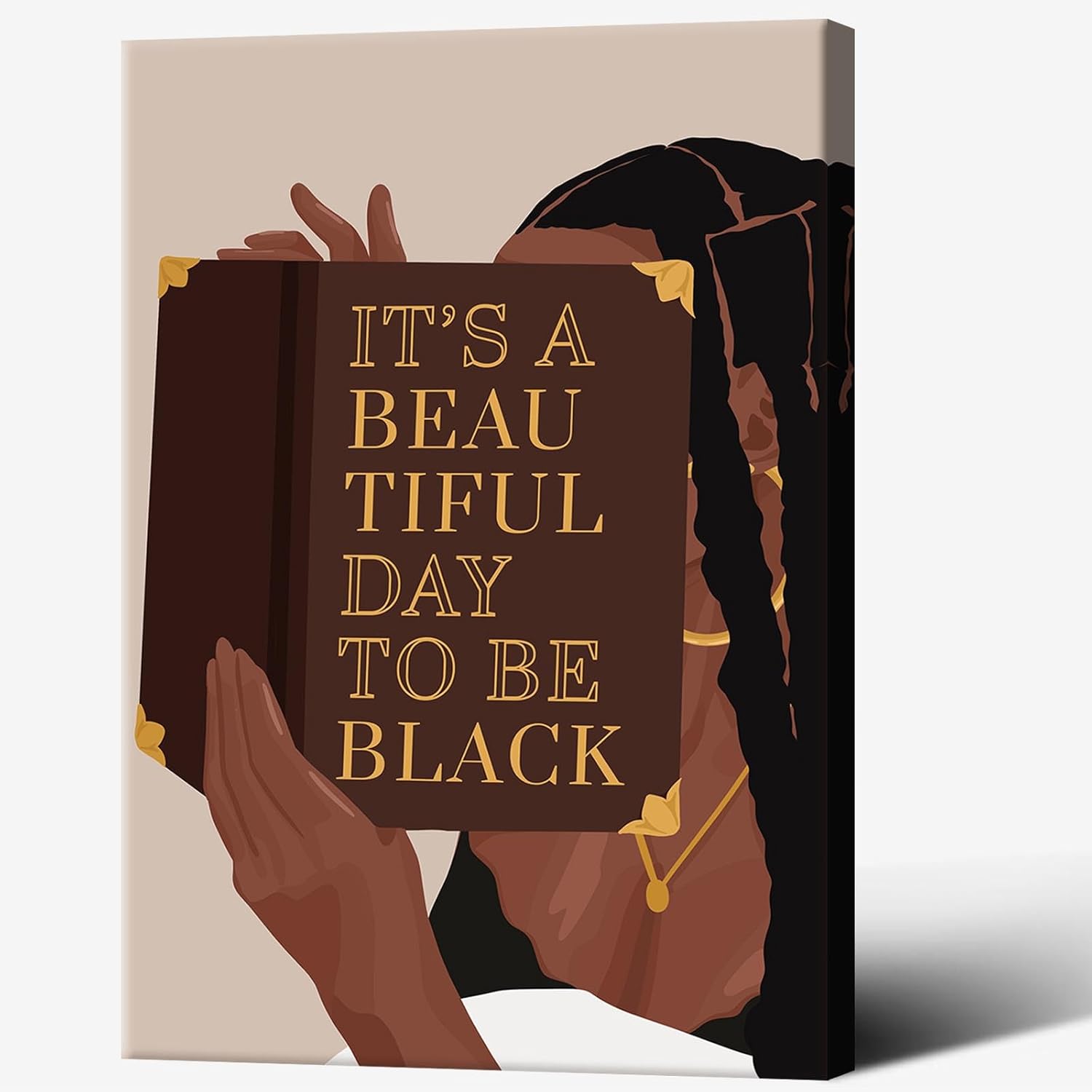 TPH43X30-The Bohemian Style Canvas Wall Art Black Woman Art Posters ...