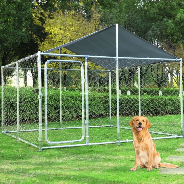 TPHORK Dog Kennel for Outside Medium Dog Crate Heavy Duty Dog Play Cage ...