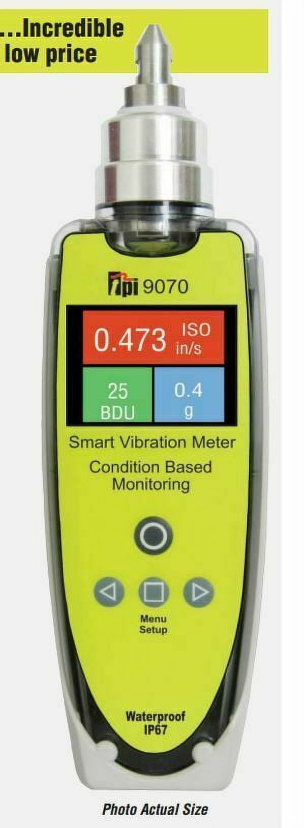 TPI 9070 SMART VIBRATION METER vibration monitoring and analysis tool ...