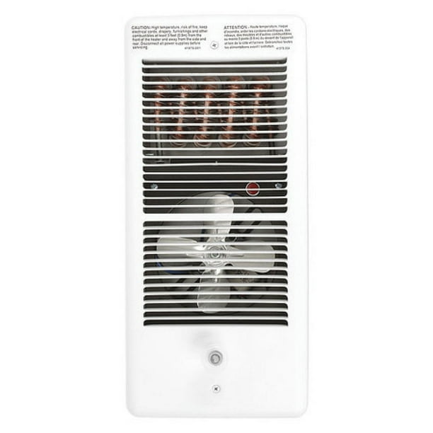 TPI Corp White 1500-2000W Electric 2 Speed Recessed Wall Heater ...