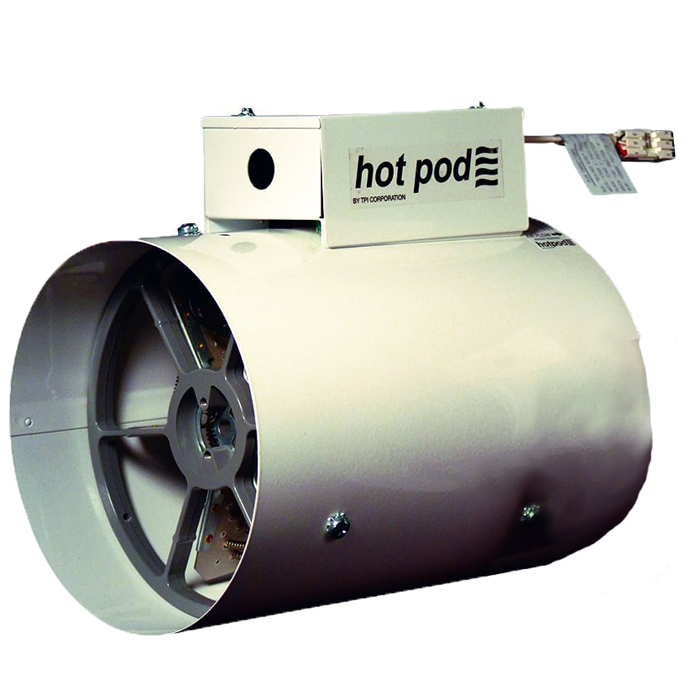 TPI HP8-1440120-2T Hotpod 5000 BTU 8" Dia Hardwired Duct Mounted ...