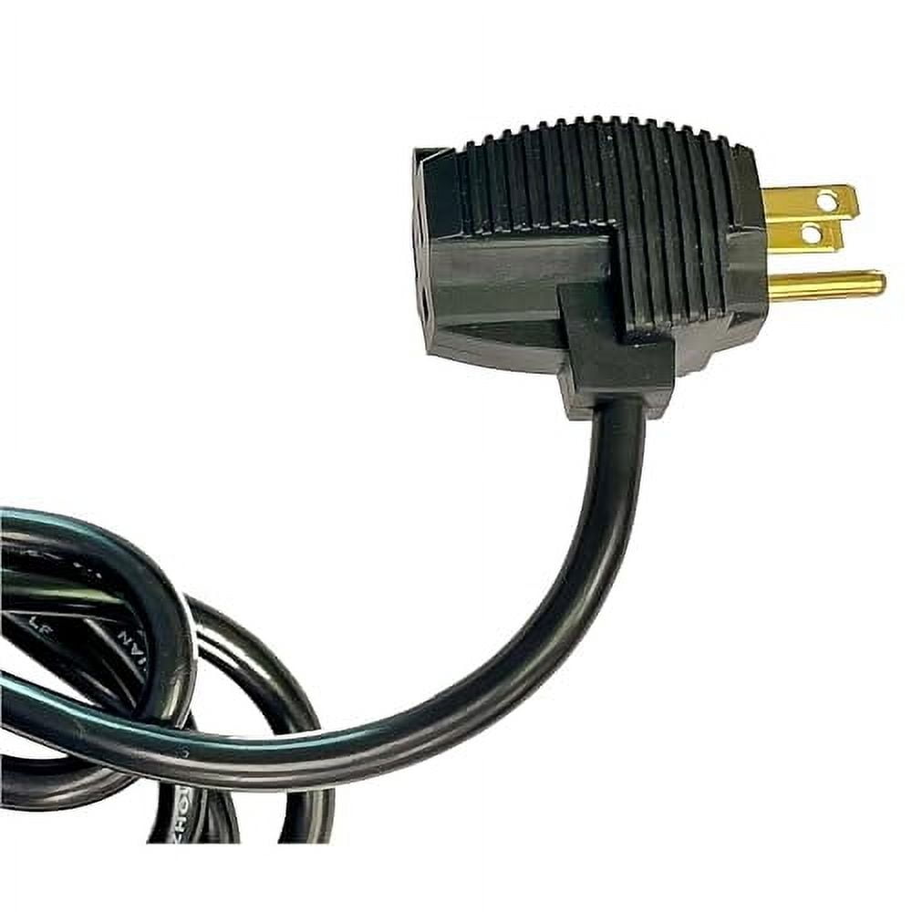 TPI KT121 Industrial Series Thermostat, SPST Heat Only, 6' Cord/Plug ...