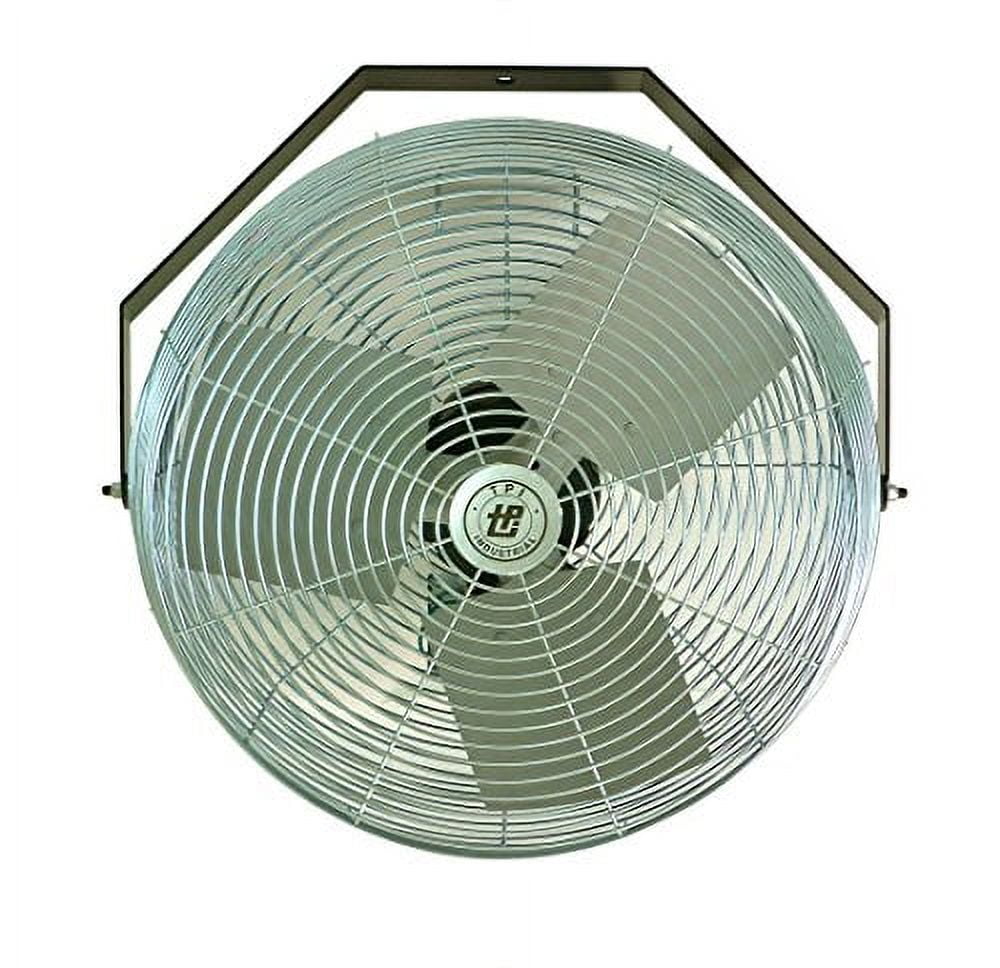 TPI LDF18TE Industrial Wall Mounted Fan Head — 18” Outdoor Heavy-Duty ...