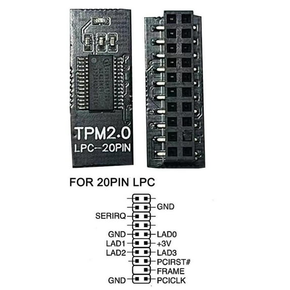 TPM 2.0 Encryption Security Module Board Remote Card Supports Multi ...