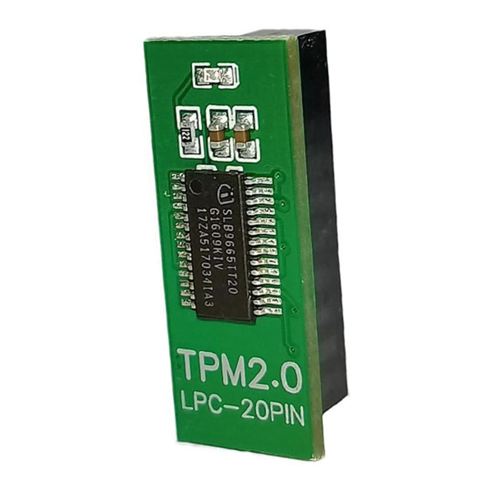 TPM 2.0 Encryption Security Module LPC 20Pin TPM2.0 Remote Card Security Module for Win 11 for ...