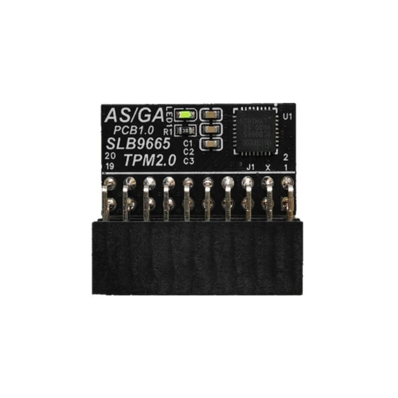 TPM1.2 LPC 20Pin Module Component Motherboard Replacement TPM1.2 Encryption Security Hardware ...