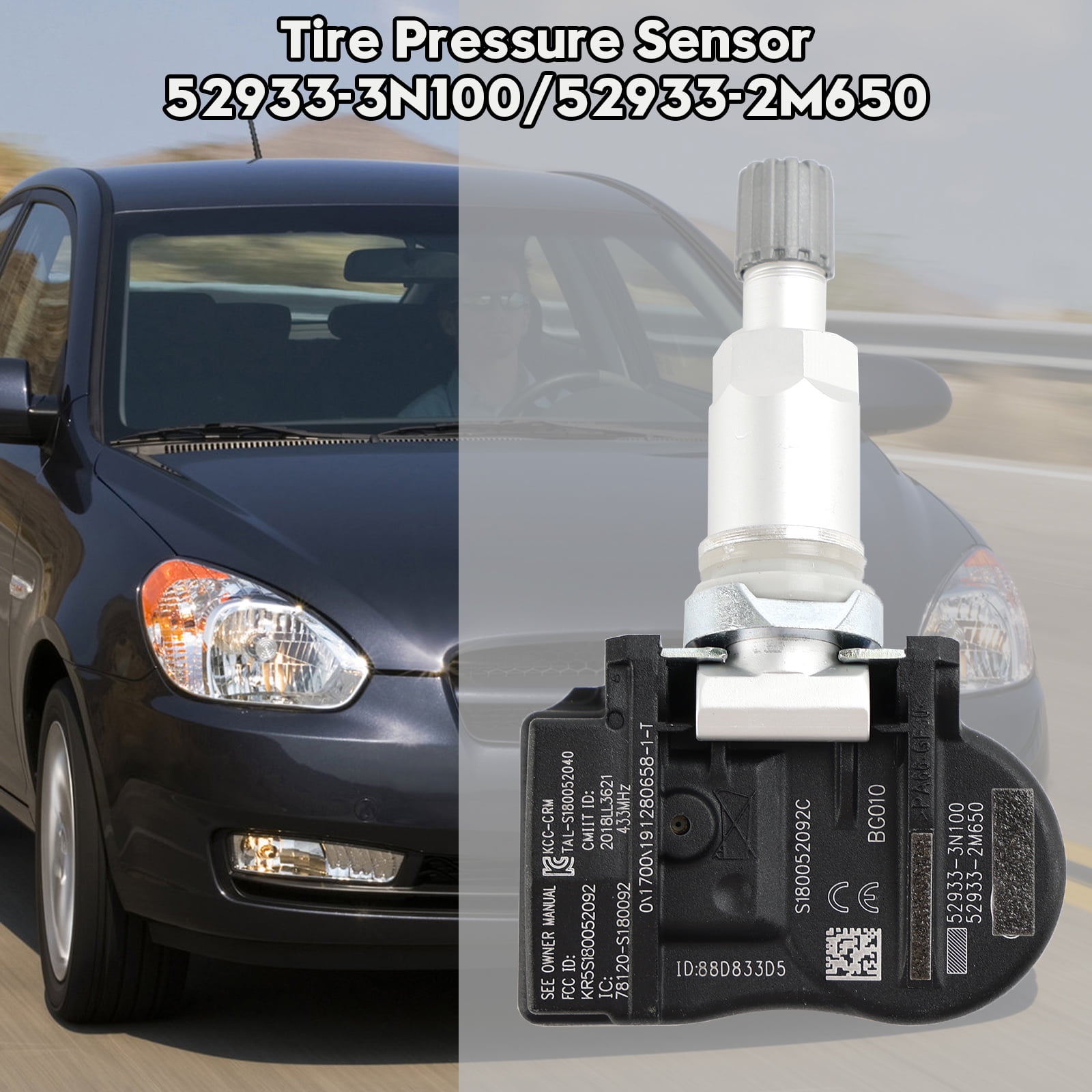 TPMS Tire Pressure Sensor 52933-3N100 For Kia Ceed Hyundai Accent ...