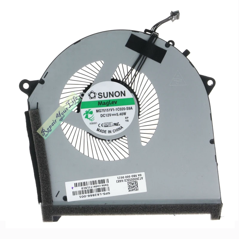 TPN-C144 Computer CPU GPU Cooling Fans For HP OMEN 17-CB 17-CB0066TX ...